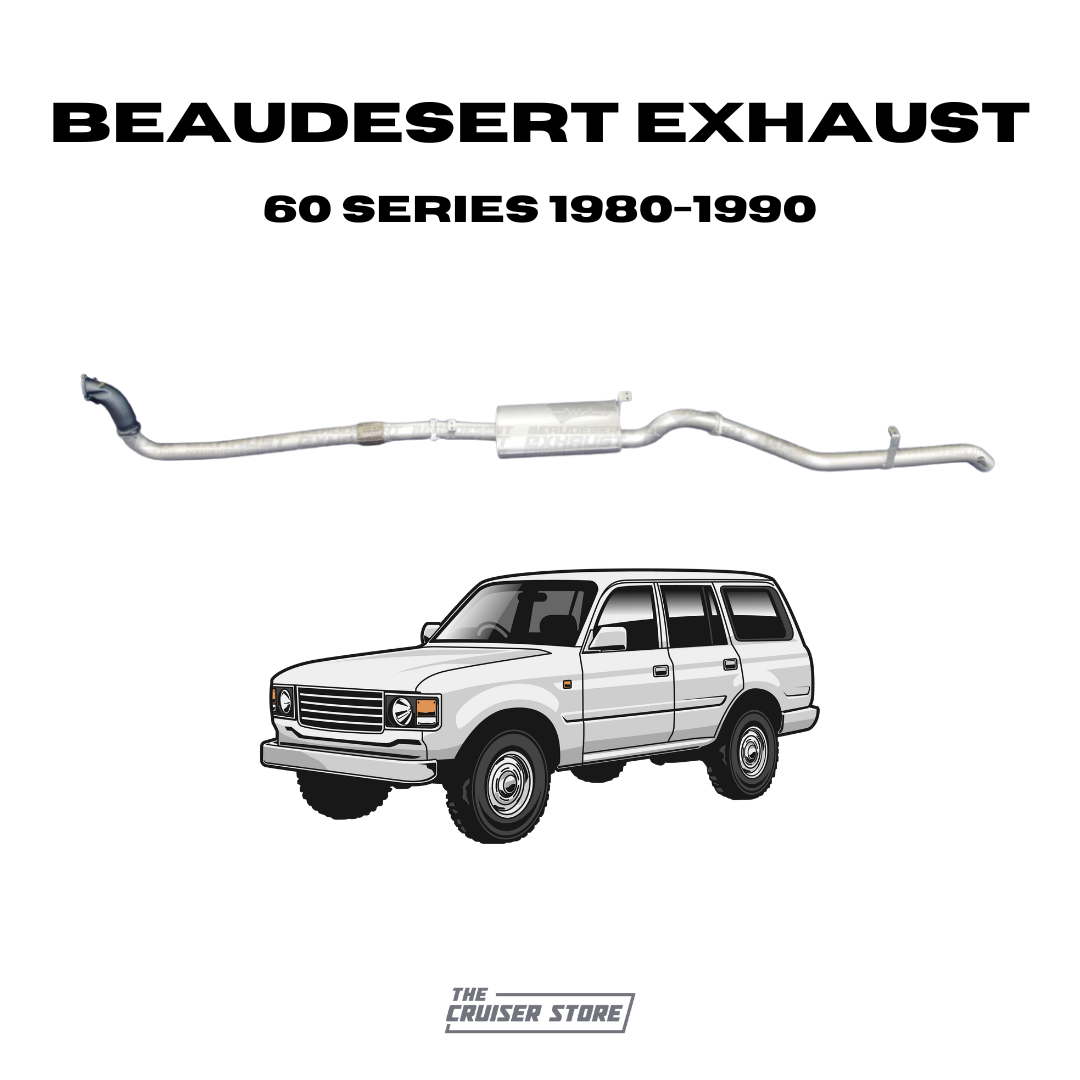 Beaudesert Exhaust - Suitable for TOYOTA LANDCRUISER 1980-1990 60 Seri ...