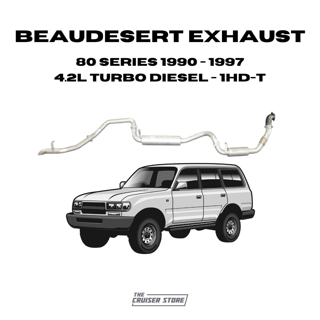Beaudesert Exhaust - Suitable for TOYOTA LANDCRUISER 1990-1997 3″ 80 S ...