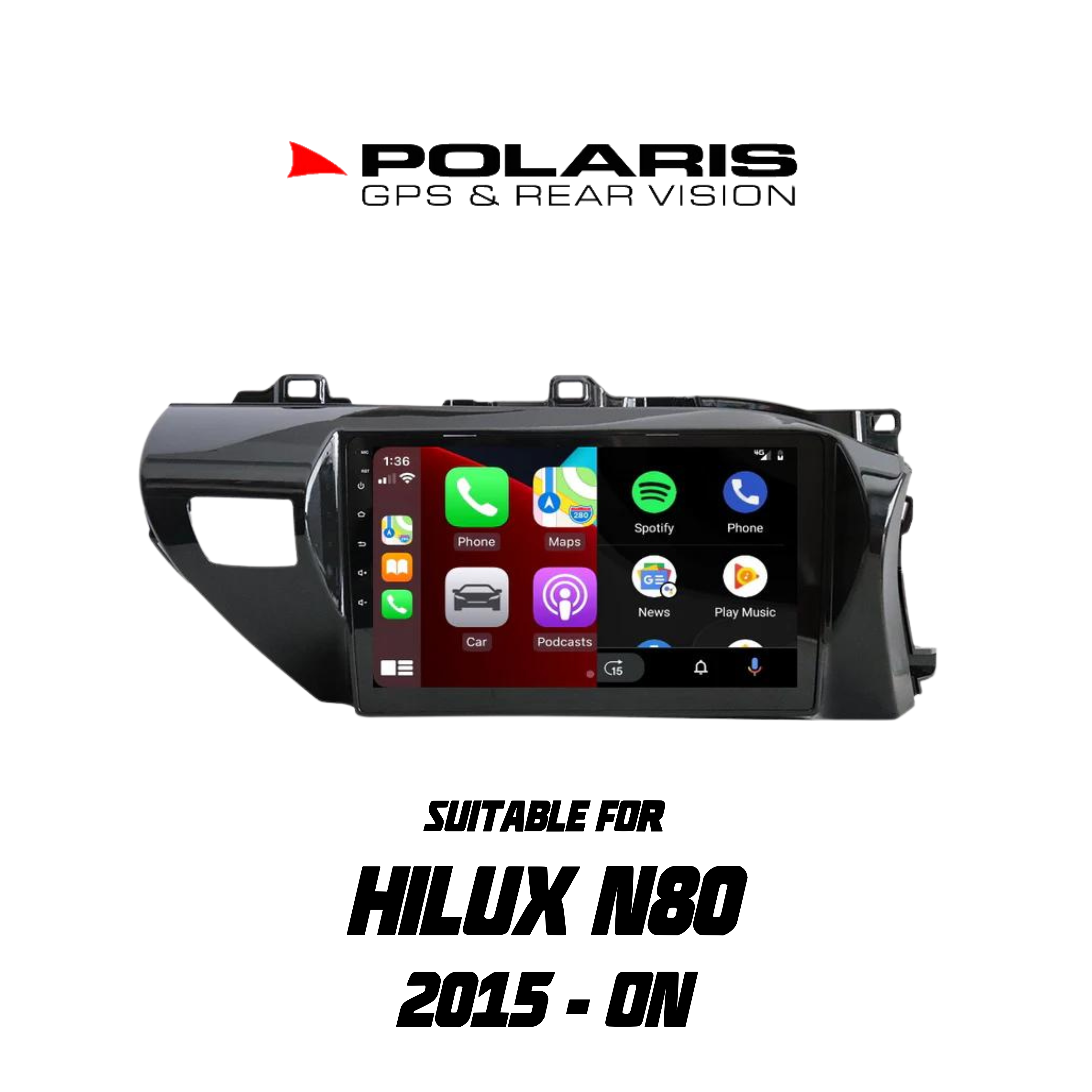 Polaris Head Unit - Suitable for use with N80 Hilux – The Cruiser Store