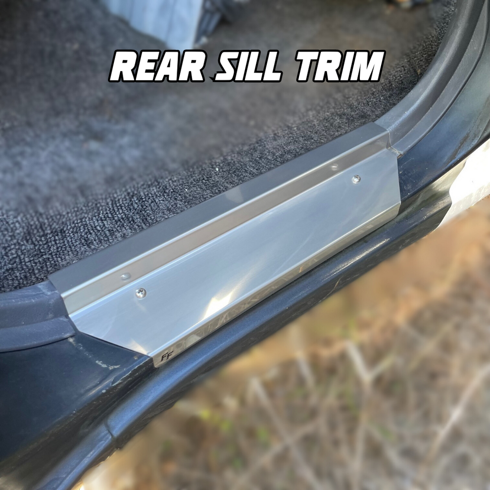 Stainless Steel Sill Trims - Suitable for use with 80 Series LandCruis ...