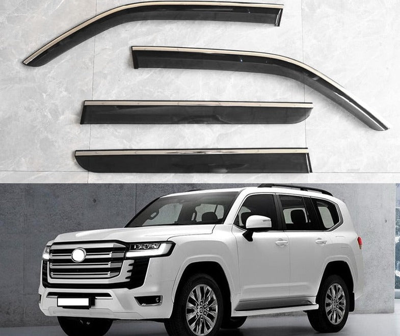 Weather Shields (4pce) - Suitable for use with 300 Series LandCruiser ...